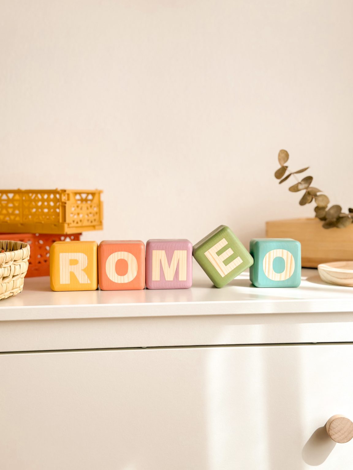 Cubos madera - Hilocreations, regalos personalizados